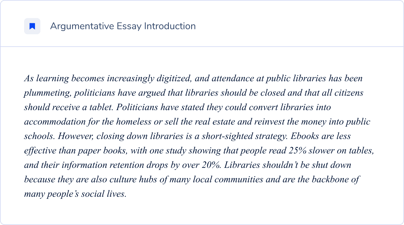 How To Write A Good Argumentative Essay Steps And Examples